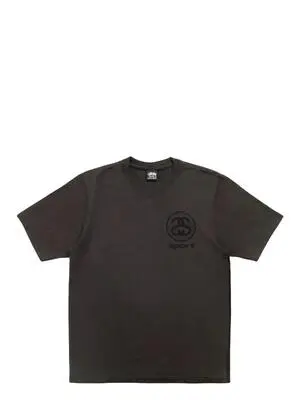 StÜssy Link Sport Pigment-dyed T-shirt - Black