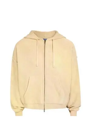 PICANTE Senna Reverse Seam Zip-up Knitted Hoodie - Neutrals