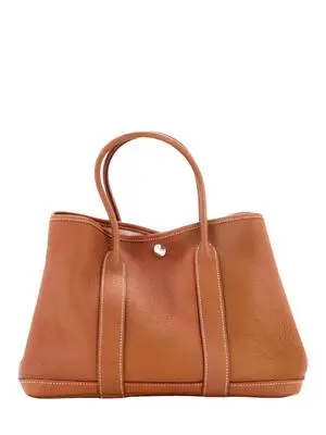 Hermès Leather Garden Party 30 Tote Bag - Brown
