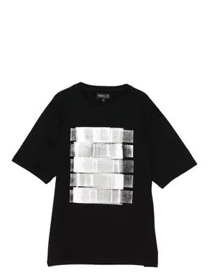 AGNES B. X Alexis Cladiere Graphic-print T-shirt - Black