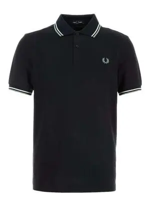 Fred Perry Twin Tipped Polo Shirt - Black