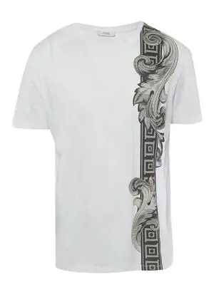 Versace Baroque-print T-shirt - White