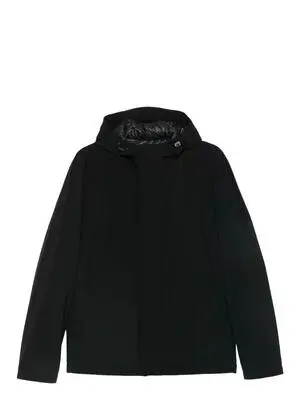 Herno Hooded Zip-up Jacket - Black