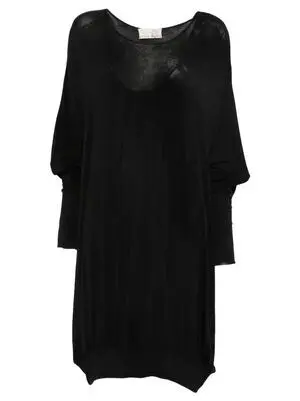 ANTONIO MARRAS VINTAGE Antonio Marras Vintage 2000s Draped Batwing-Sleeve Dress
