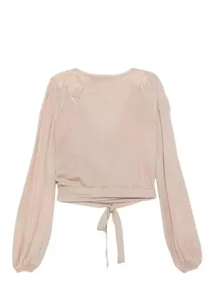 JOHN GALLIANO John Galliano Ruffled Wrap Top