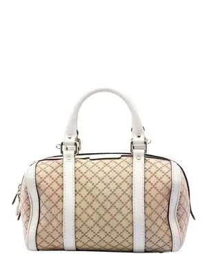Gucci Diamante Canvas Joy Boston Bag Satchel - Neutrals