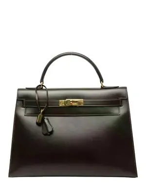 Hermès Box Calf Kelly Ii Sellier 32 Satchel - Brown
