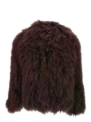 MARTHA LOUIS Martha Louis Wool Fur Jacket