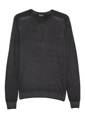 AROVESCIO Crew-neck Long-sleeve Knit - Grey