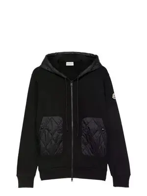 Moncler Padded-hood Hoodie - Black