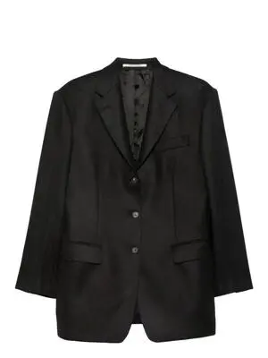 Tagliatore Single-breasted Notched-lapel Blazer - Black