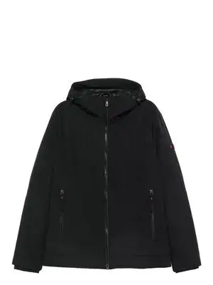 Peuterey Hooded Zip-up Coat - Black