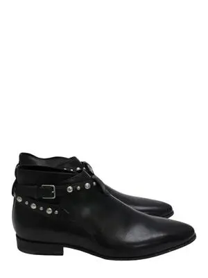 SAINT LAURENT Saint Laurent Studded Ankle Boots
