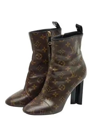 LOUIS VUITTON Louis Vuitton Silhouette Monogram Ankle Boots
