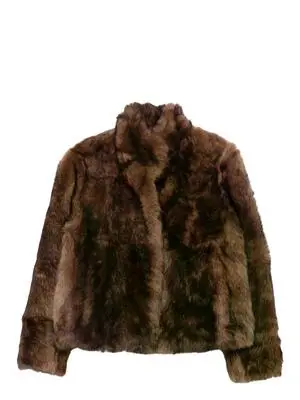 YVES SALOMON Shearling Jacket - Brown
