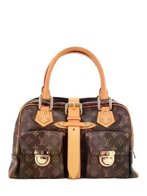LOUIS VUITTON Monogram Canvas Manhattan Handbag - Brown