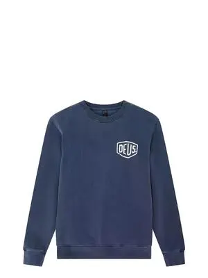 Deus Ex Machina Shield Logo-print Sweatshirt - Blue