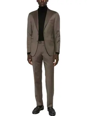 Tagliatore Single-breasted Suit - Brown