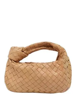 Bottega Veneta Jodie Mini Intrecciato Handbag - Neutrals