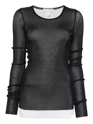 DOLCE & GABBANA Dolce & Gabbana 2000s Layered Long-Sleeve Top