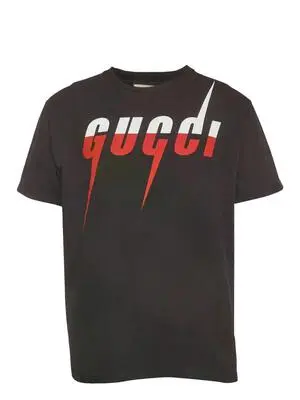 Gucci Gucci Logo-Print T-Shirt Black