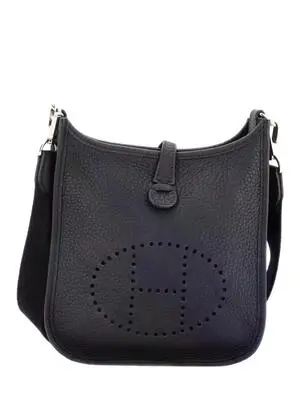 Hermès Clemence Tpm Cross Body Bag - Black