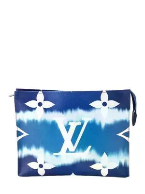 LOUIS VUITTON Escale Monogram Giant Toiletry Pouch 26 Clutch Bag - Blue