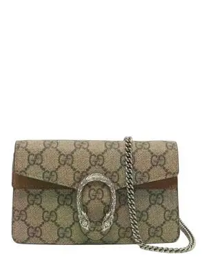 Gucci Gucci GG Supreme Canvas Mini Dionysus Shoulder Bag Neutrals