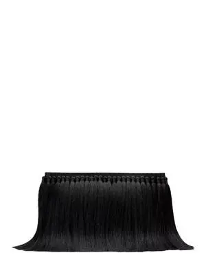 SIMONMILLER Tassel Boxy Clutch Bag - Black