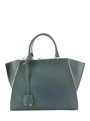 Fendi Petite 3jours Leather Satchel - Green