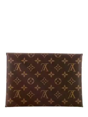 LOUIS VUITTON Kirigami Pochette Set Monogram Canvas Clutch Bag Brown