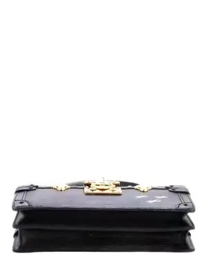 LOUIS VUITTON Trunk Clutch Epi Leather Cross Body Bag - Black