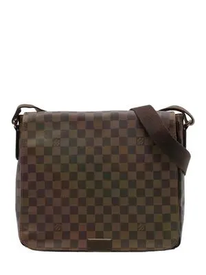 LOUIS VUITTON Louis Vuitton Damier Ebene Canvas District MM Crossbody Bag