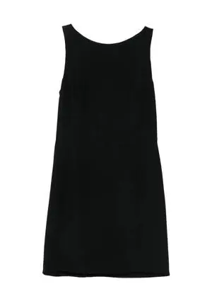 Moschino 2000s Bow-detail Cut-out Mini Dress - Black
