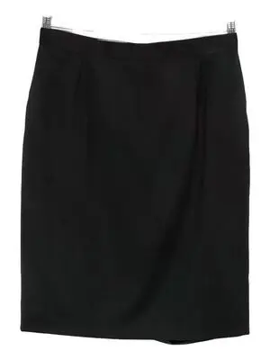 Versace 2000s Medusa-head-button Skirt - Black