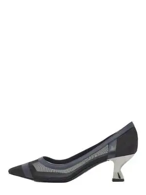 Fendi Colibri Mesh Pumps - Black