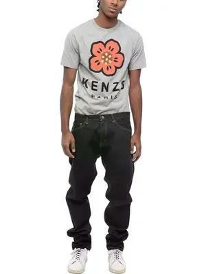 Moncler X Frgmt Regular-fit Dark-wash Jeans - Black
