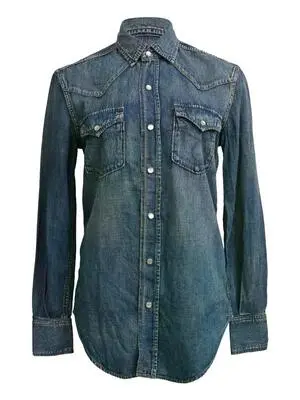 SAINT LAURENT Saint Laurent Button-Down Denim Shirt