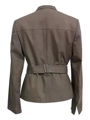 Akris Belted Double-breasted Jacket - Brown