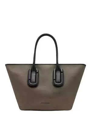 Marc Jacobs Marc Jacobs Cotton Canvas Tote Bag Brown