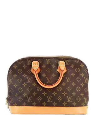 LOUIS VUITTON Monogram Canvas Alma Pm Satchel - Brown