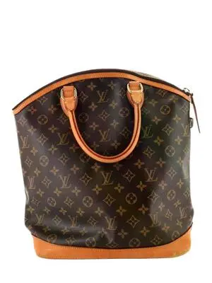 LOUIS VUITTON Louis Vuitton Monogram Canvas Lockit Vertical Satchel Brown
