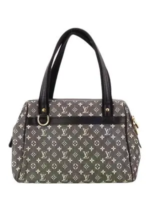 LOUIS VUITTON Louis Vuitton Mini Lin Monogram Josephine Handbag Shoulder Bag Grey