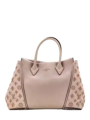 LOUIS VUITTON Louis Vuitton Veau Cachemire Calfskin PM Tote Bag Neutrals