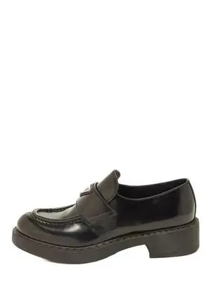 PRADA Prada Brushed Leather Chunky Loafers
