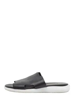 Hermès Emblème Flat Sandals - Black