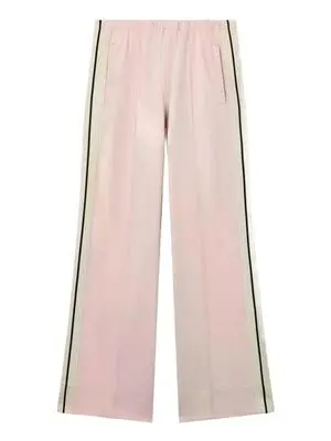 Palm Angels Logo-embroidered Side-stripe Track Pants - Pink