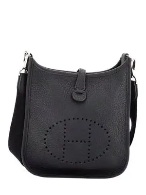 Hermès Evelyne Bag Gen Iii Clemence Tpm Cross Body Bag - Black