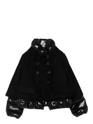 Moncler 2010s Double-breasted Down Jacket - Black