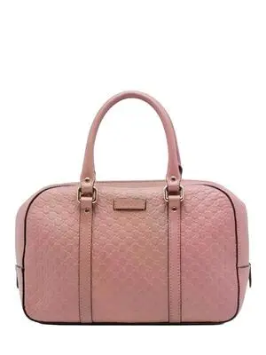 Gucci Small Microssima Satchel - Pink